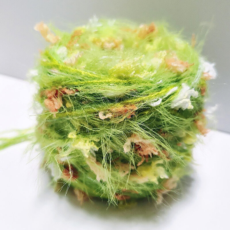 Разноцветная декоративная пряжа, для шляп и сумок,1 кусок,100 г