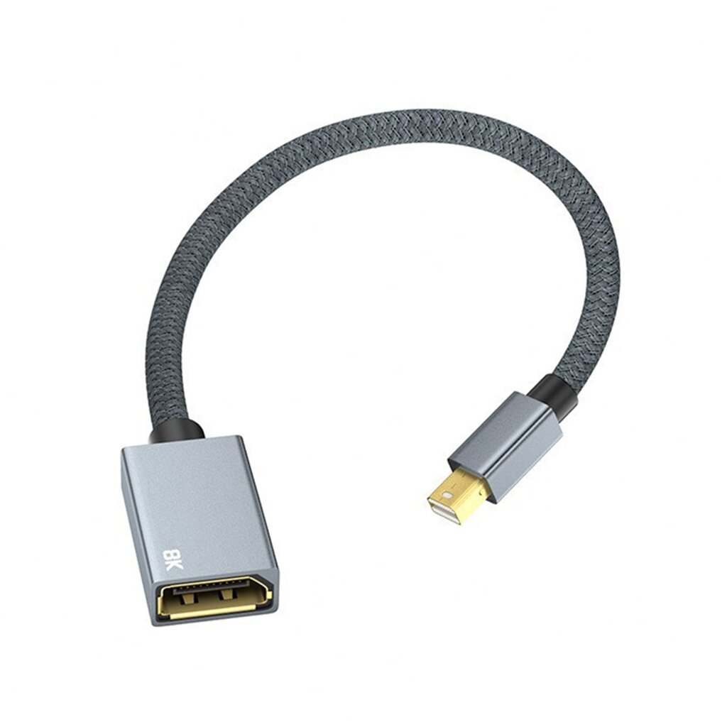 Улучшенный цветной кабель-адаптер Mini DisplayPort к DisplayPort 8K60Hz Visual