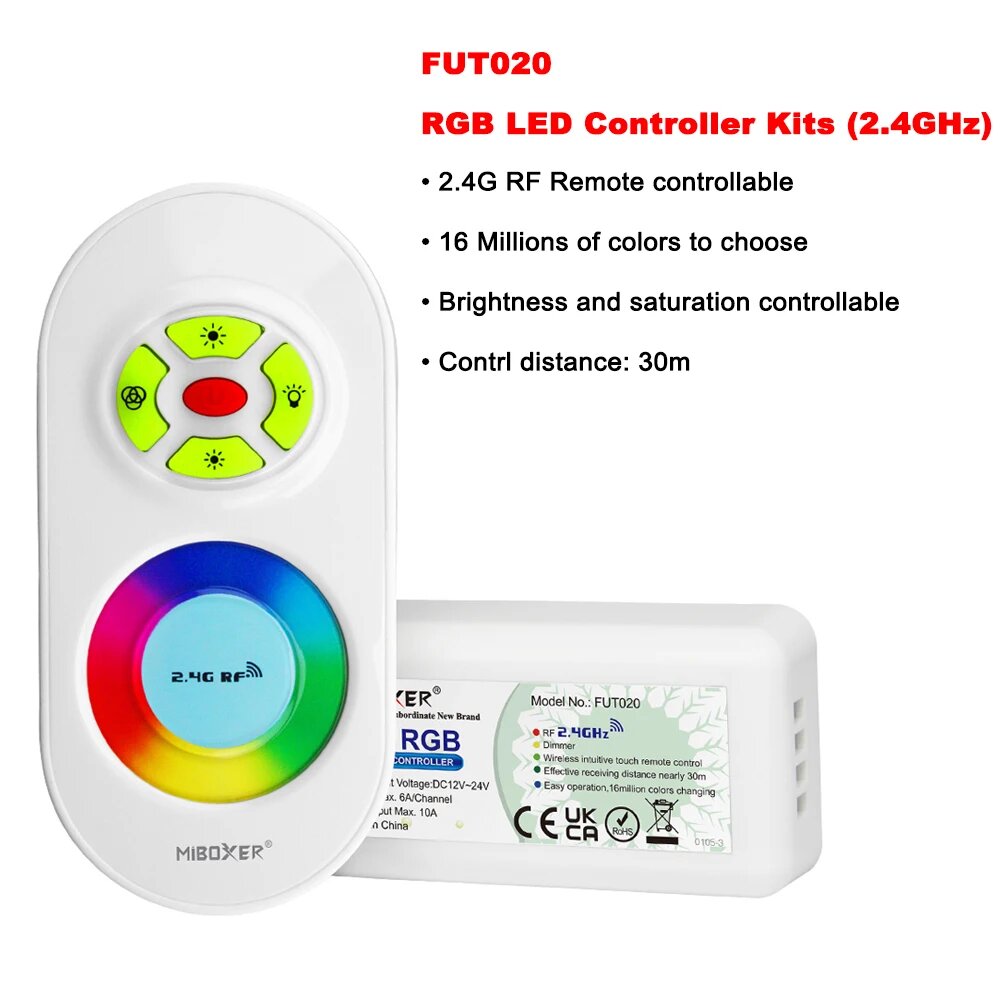 RGB контроллер Miboxer FUT020 для светодиодной ленты