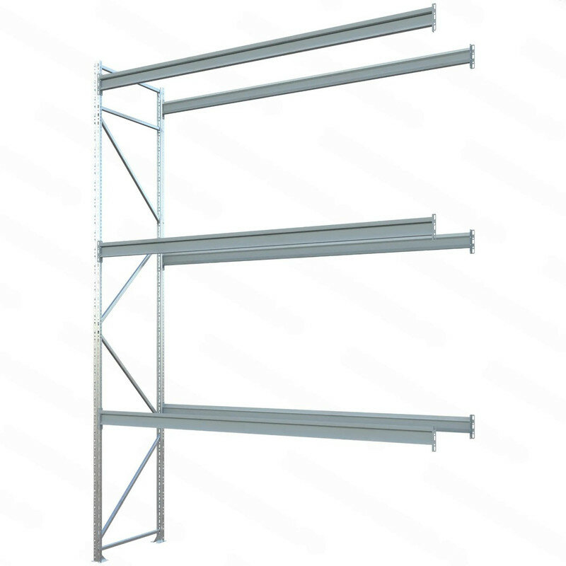 Дополнительная секция для стеллажа Практик MS Pro без настила 200x180x50x3 полки