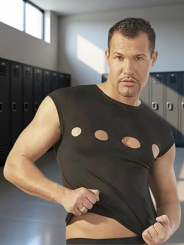 Майка с вырезами от Sven O, чёрный