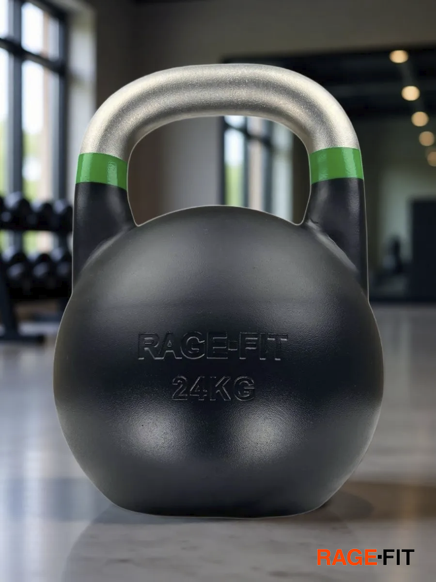 Гиря соревновательная, черная 24 кг RAGE-FIT PX-DB085-24kg