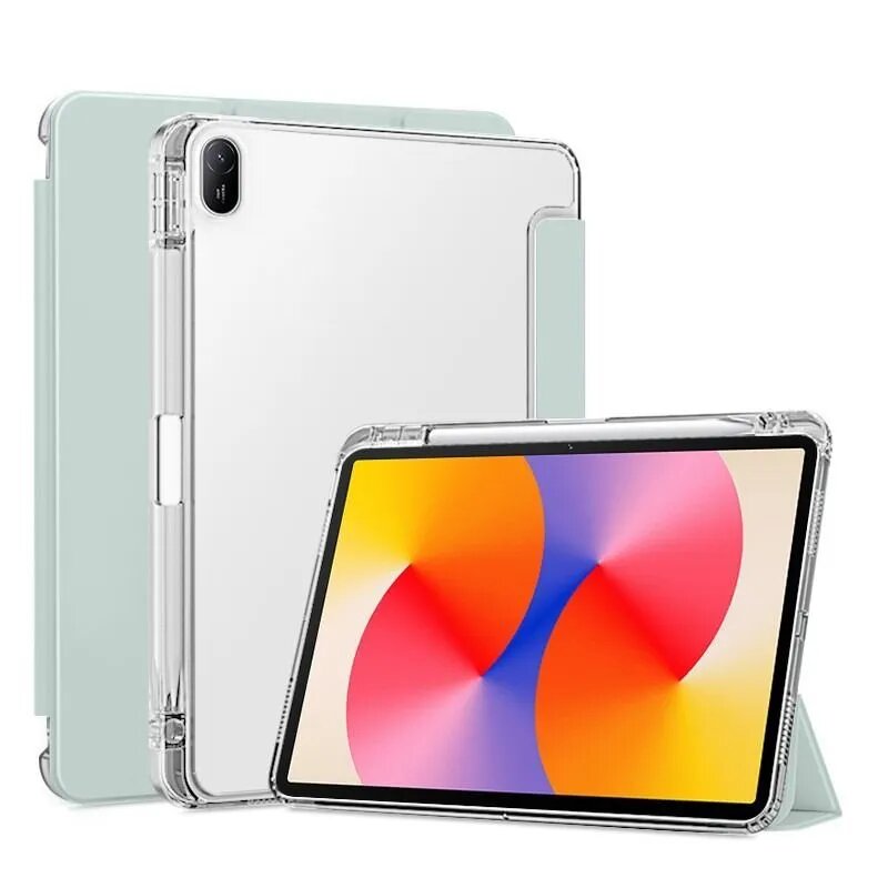 Умный чехол для Huawei MatePad SE 11 2024 11дюймов складывающийся стенд кожаный магнитный с карандашом держатель AGS6-W00/AGS6-W09 11" корпуса планшета