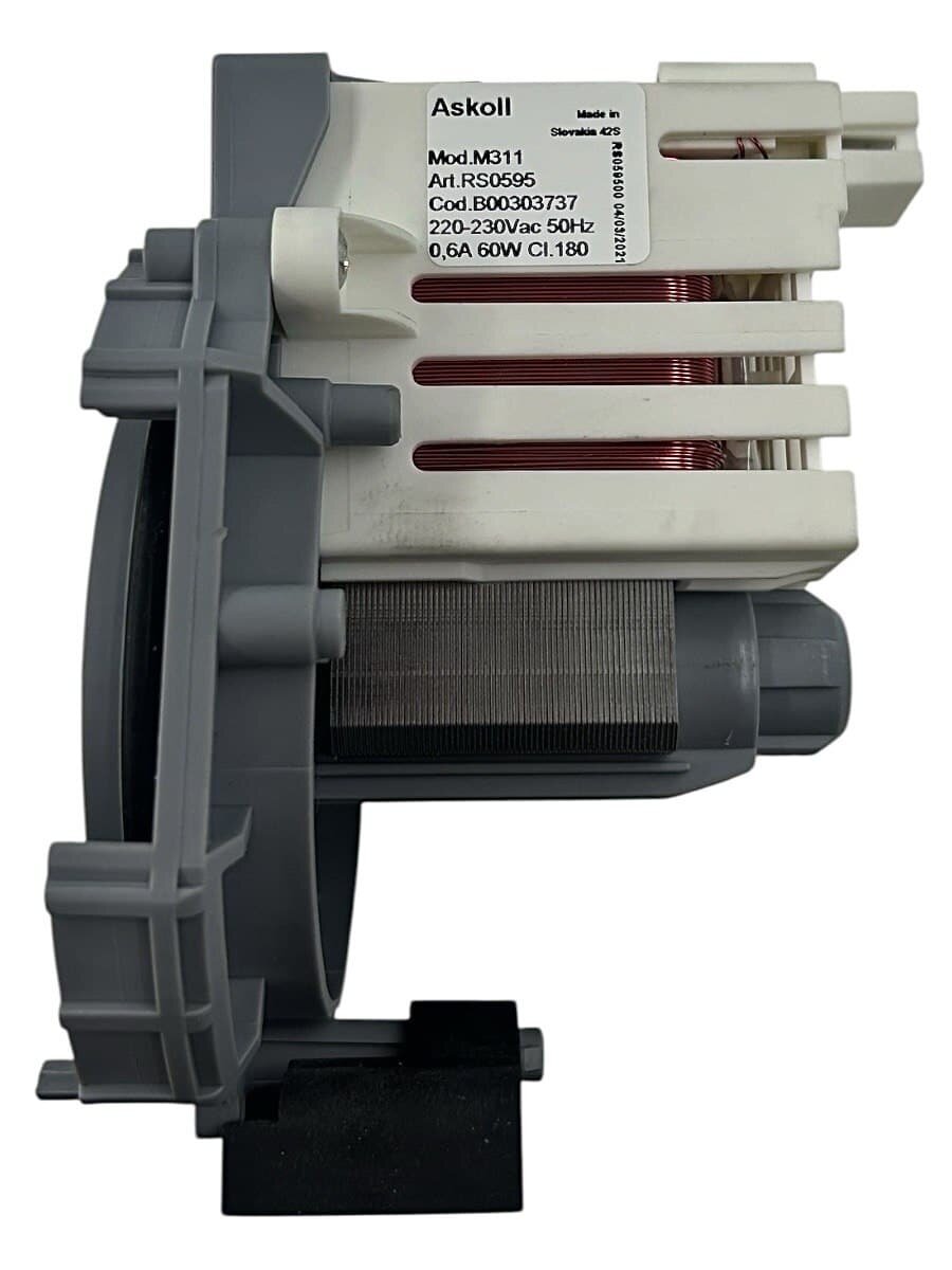 Askoll C00303737-1 (482000023514) насос циркуляционный (помпа) для посудомоечной машины Ariston