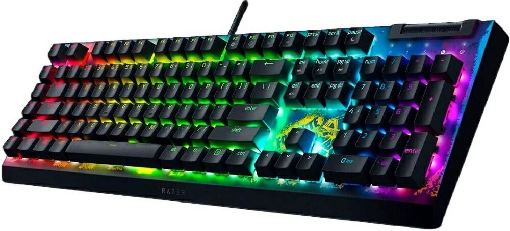 Игровая клавиатура Razer BlackWidow V4 X (Yellow Switch) - Fortnite Ed. - US Layout/ Razer BlackWido