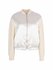 Бомбер FABIANA FILIPPI Long-sleeves bomber jacket, размер 40, бежевый/белый