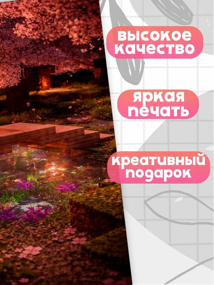 Постеры на стену Minecraft, , плакат 1шт, А3 размер. — фото 1