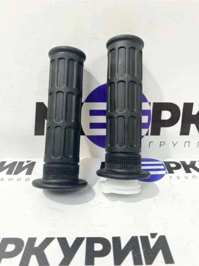 Ручка руля для мопеда Alpha, Delta, Zodiak, OB-70 (левая+правая) (ручка газа в сборе)