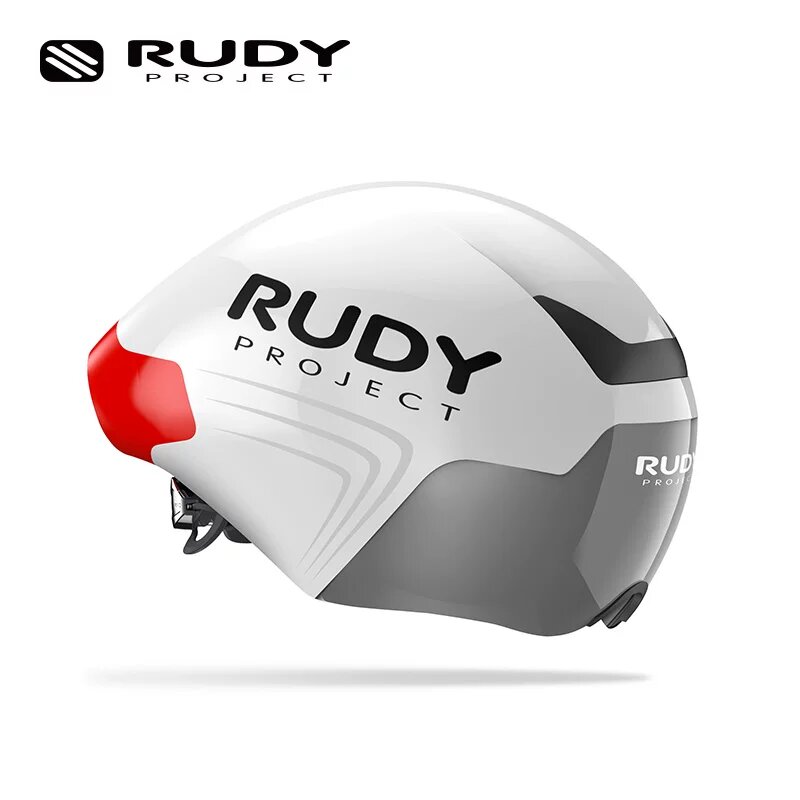 RUDY PROJECT Триатлон Аэродинамический Велосипедный Шлем L Белый/Красный для Элитных Соревнований