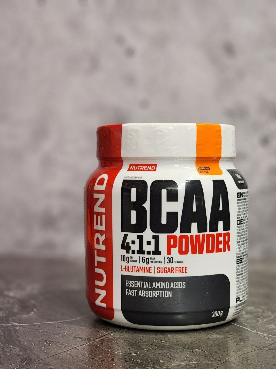 Nutrend - BCAA 4:1:1 Powder (300 г) со вкусом Апельсин