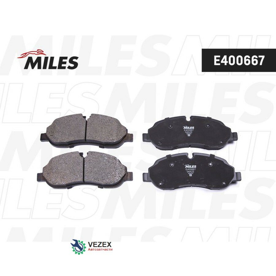 MILES E400667 Колодки тормозные дисковые