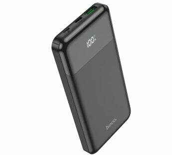 Внешний АКБ HOCO J102 Cool Figure 10000mAh, 1xUSB, 1xUSB-C, 3А, QC3.0, PD20W, LED, Li-Pol, черный, EU
