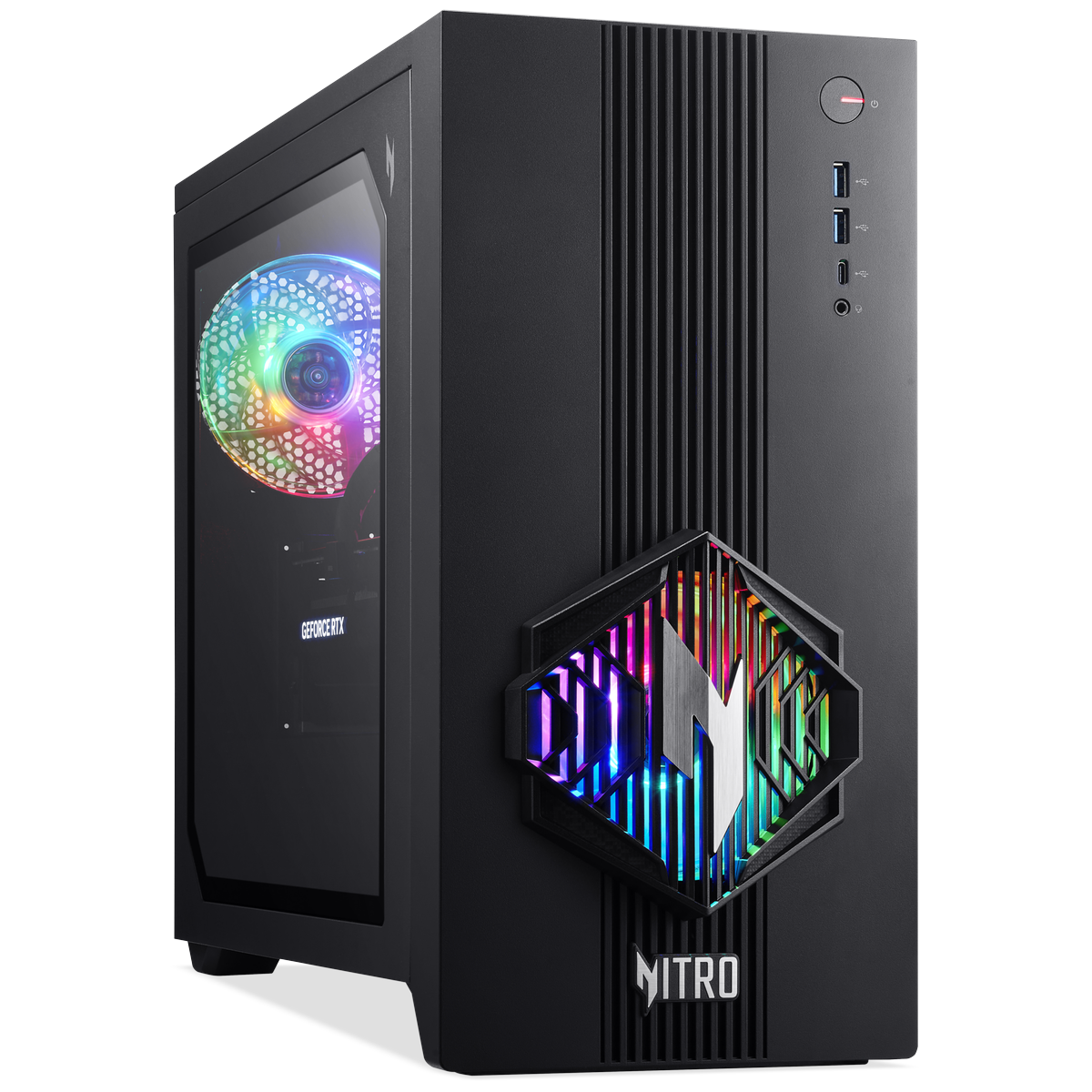 Настольный ПК Acer Nitro 30 N30-100 Intel Core Ultra 5 225F/32Gb/SSD1Tb/RTX5070 12Gb/PSU 850W/NoOS/Black (DG. E5GCD.00K)