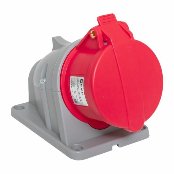 Розетка стационарная наружная 115 3Р+РЕ+N 16А 380В IP44 PROxima ps-115-16-380-PRO EKF