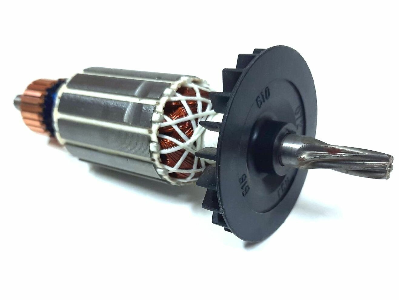 Ротор / якорь 6 зуб. для перфоратора Bosch GBH2-24DSR/DFR/DRE, Hammer PRT700C, Спецмаш, Калибр, STURM Доп. бронировка (Аналог 1614010227)