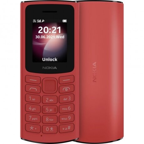 Мобильный телефон Nokia 106 (TA-1564) DS EAC Red