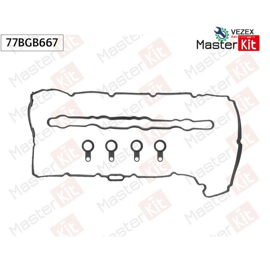 MASTERKIT 77BGB667 Прокладка клапанной крышки Hyundai SANTA F? III (DM) D4HB 77BGB667