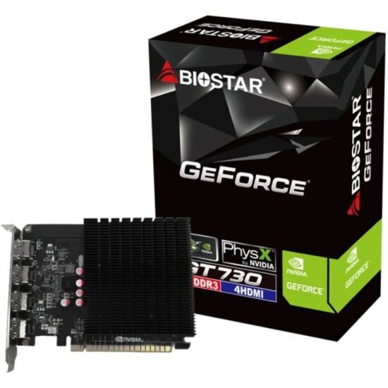 Видеокарта Biostar GeForce GT 730 4G (VN7313TG46)