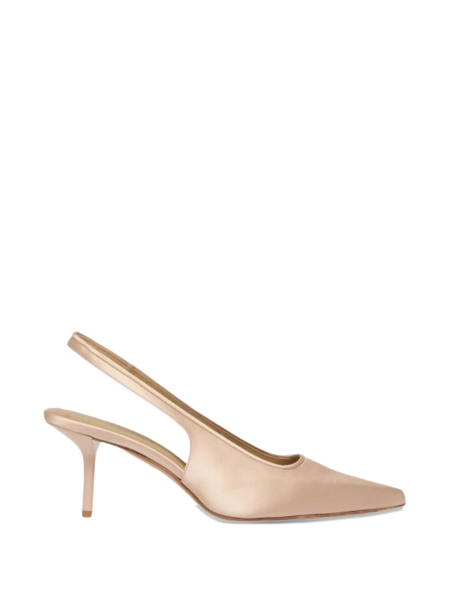 Туфли Satin-finish slingback pumps 