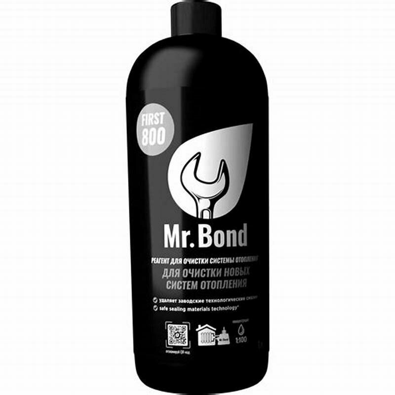 Mr.Bond Реагент First 800 для очистки новых систем отопления