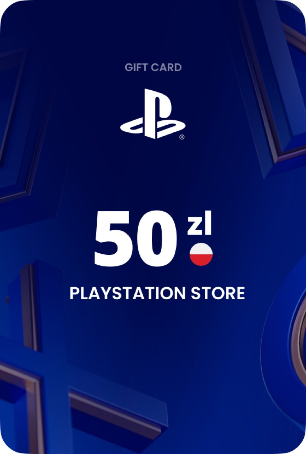 Карта пополнения Playstation Store Польша 50 zl / PLN 50 (PlayStation; PS4, PS5, PS Vita; Регион активации Польша)