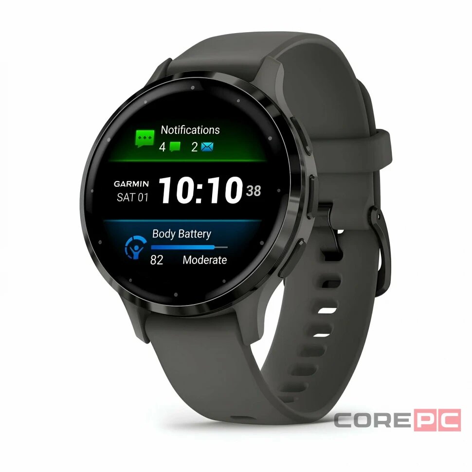 Смарт-часы Garmin Venu 3s Slate Pebble/Gray (010-02785-00)