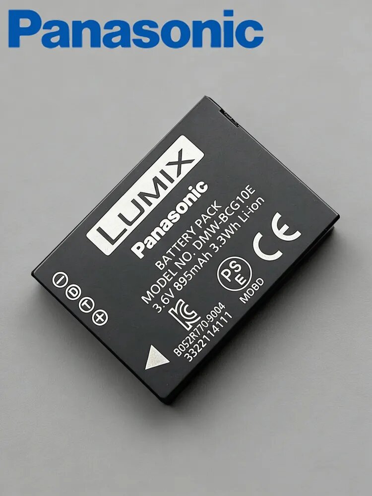 Аккумулятор DMW-BCG10E для фотоаппаратов PANASONIC 895mAh