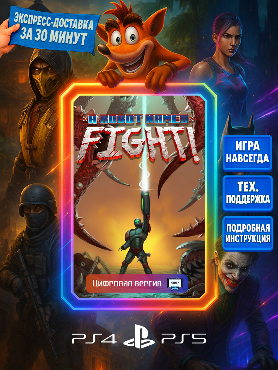 A Robot Named Fight! PS4/PS5 | Моментальная доставка | Английский язык | Приключения