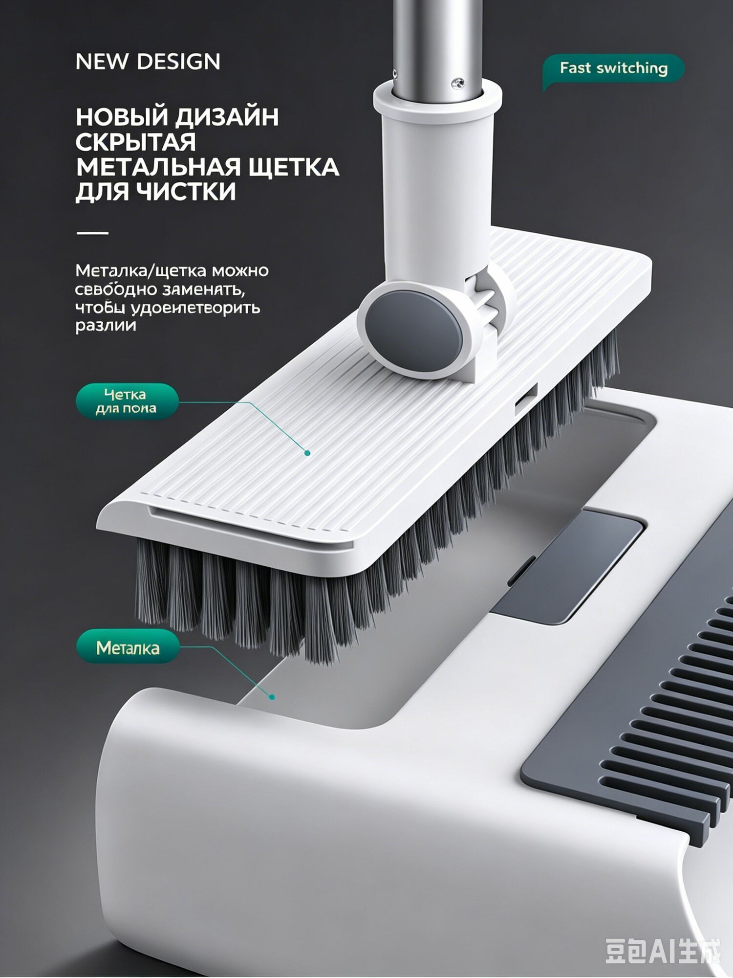 Щетка с совком — фото 1