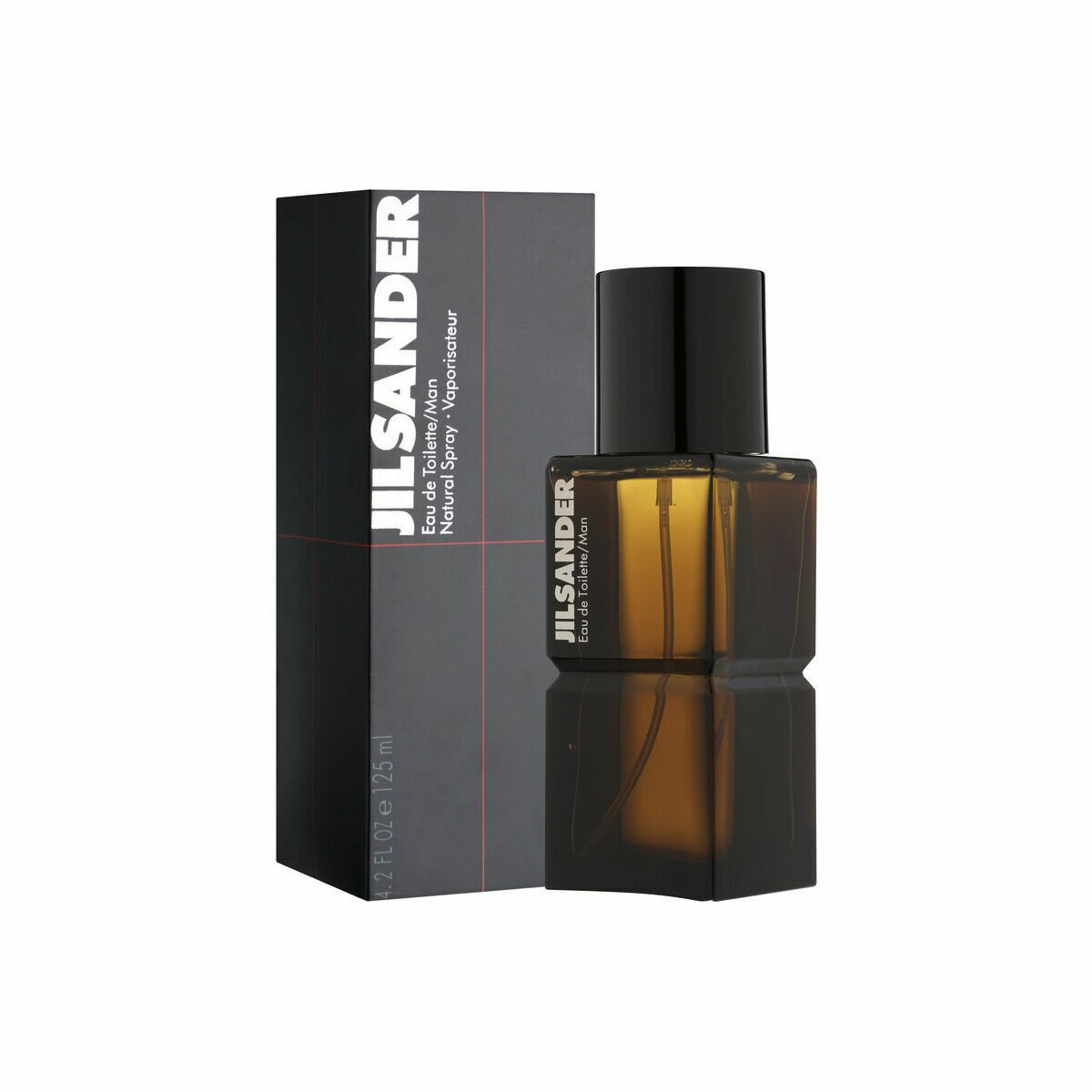 Jil Sander Man (Black) Туалетная вода для мужчин, древесные ноты, 125 ml