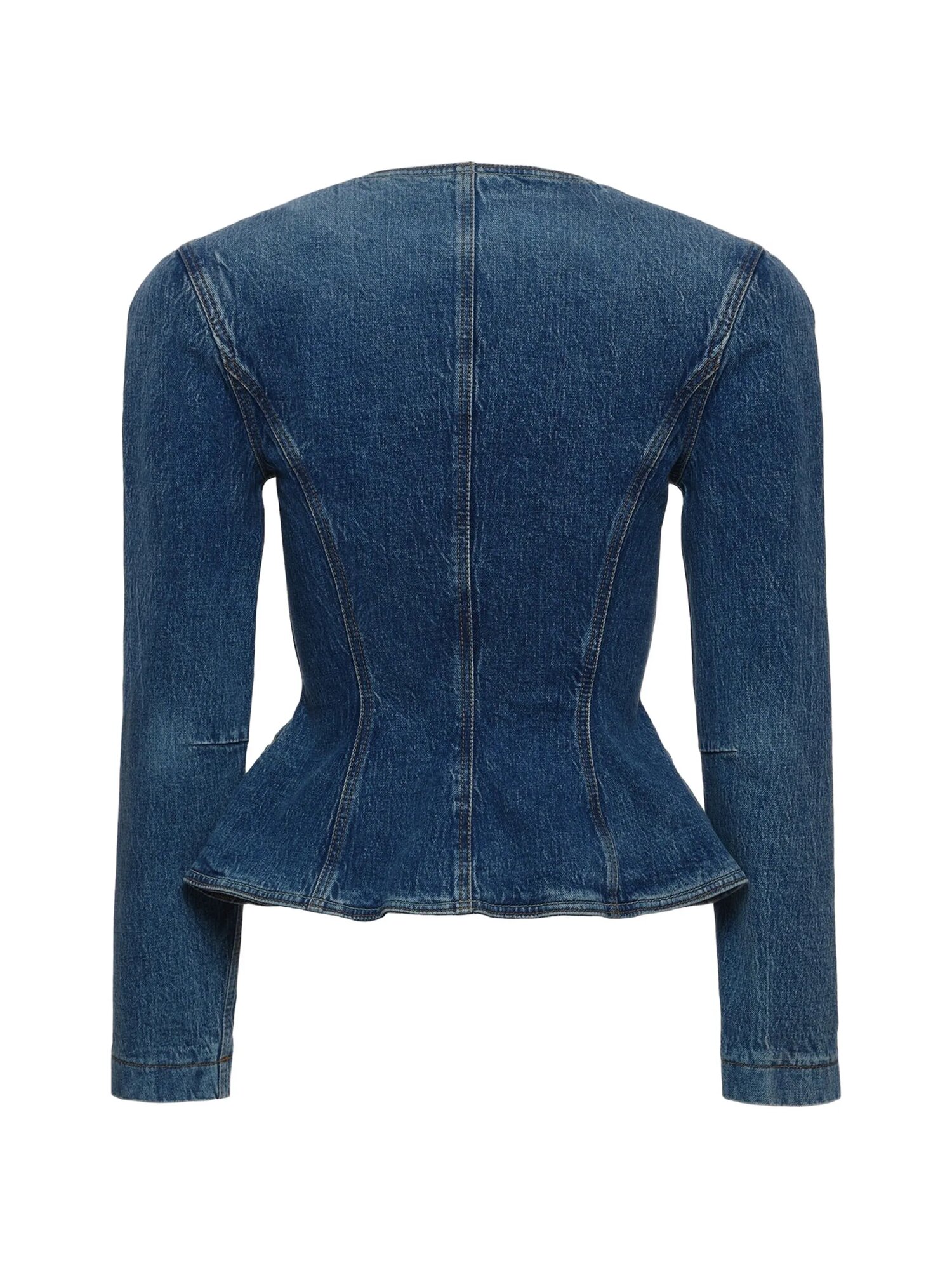 Куртка MAGDA BUTRYM Peplum denim jacket, размер 38 — фото 1
