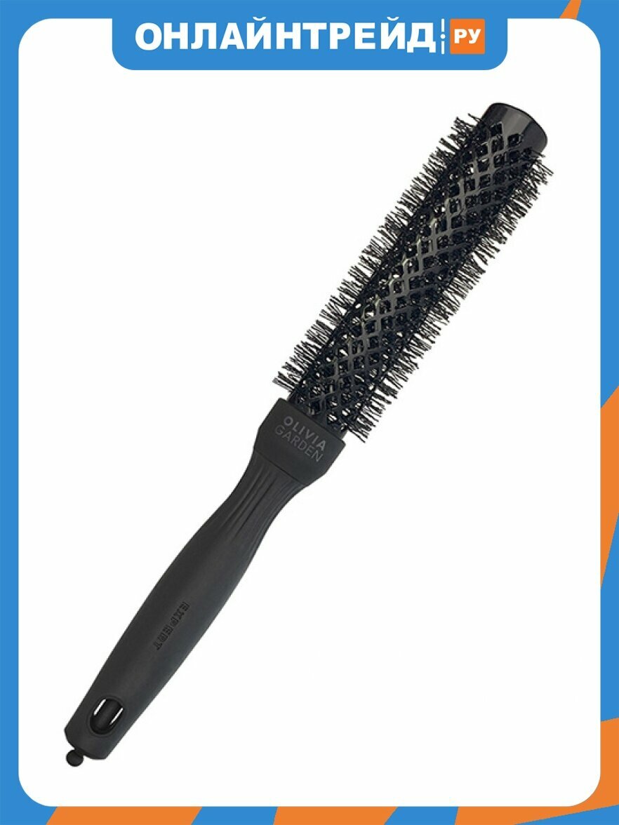 Термобрашинг Olivia Garden EXPERT BLOWOUT SPEEDXL Wavy Bristles Black Label 25 мм