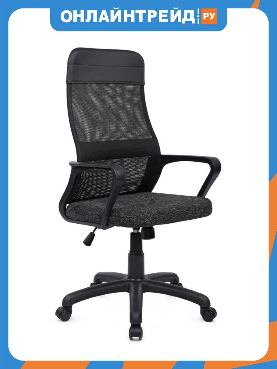 Кресло Riva Chair Слот RCH-1166 TW PL Черный