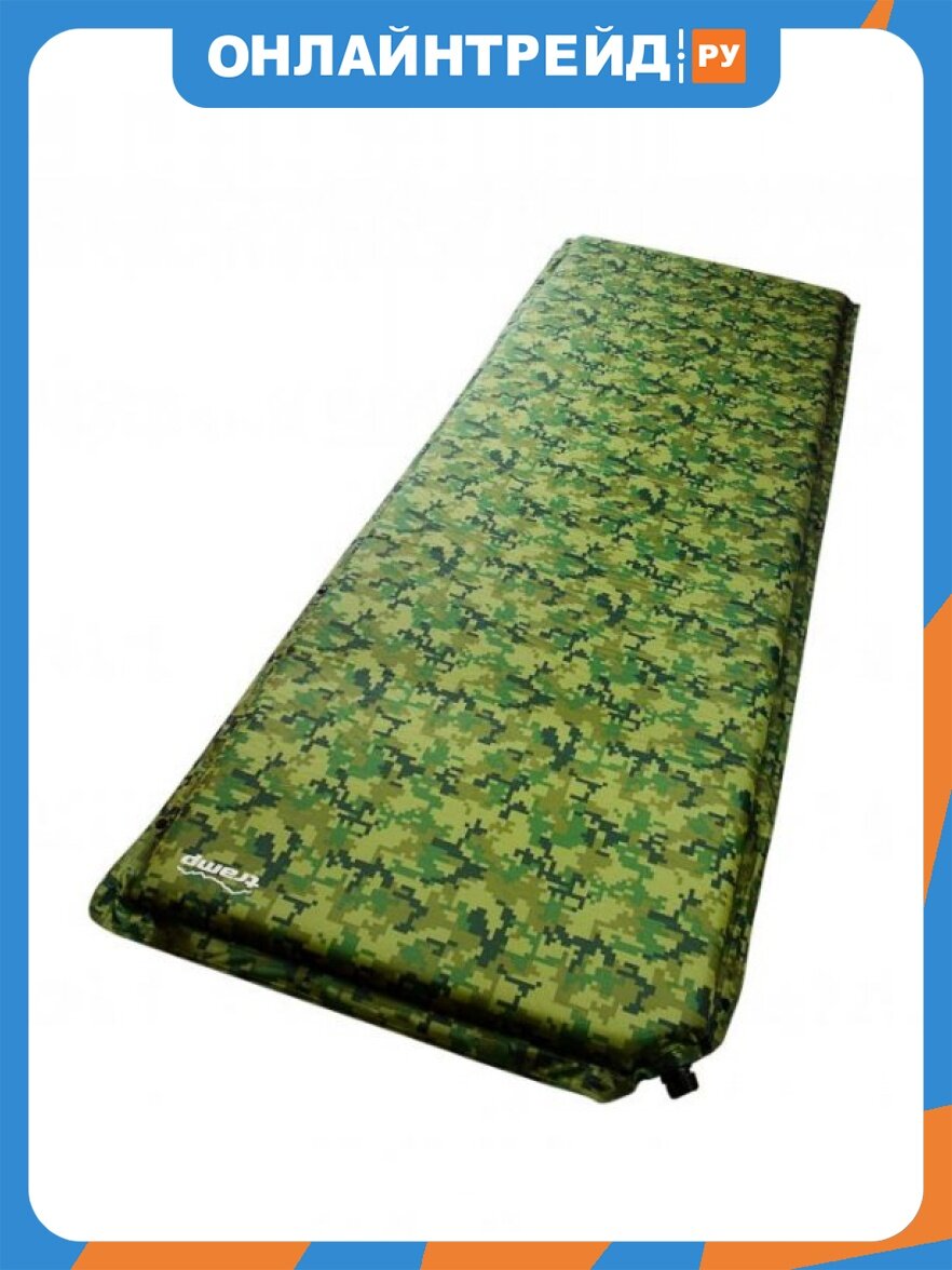 Ковер самонадувающийся Tramp Connect Camo TRI-007 5 см (185*65*5 см)