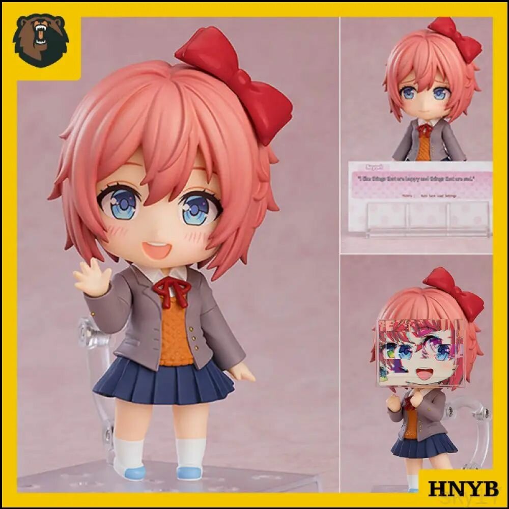 Фигурка Доки Доки Литературный Клуб Сайори / Doki Doki LiteratureClub Sayori Нендороид Подарки для болельщиков (10 см) 2250