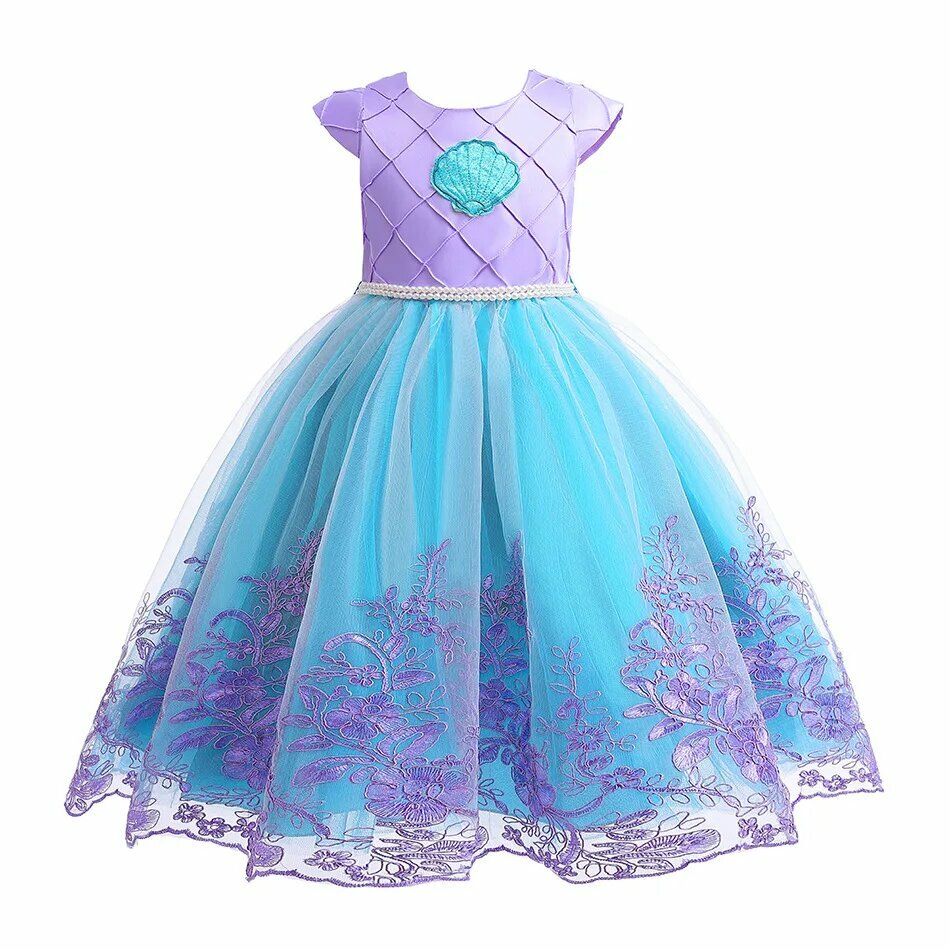 Платье Принцессы Диснея Русалка для девочки фиолетовое 2T(tag 100), Mermaid Dress 14