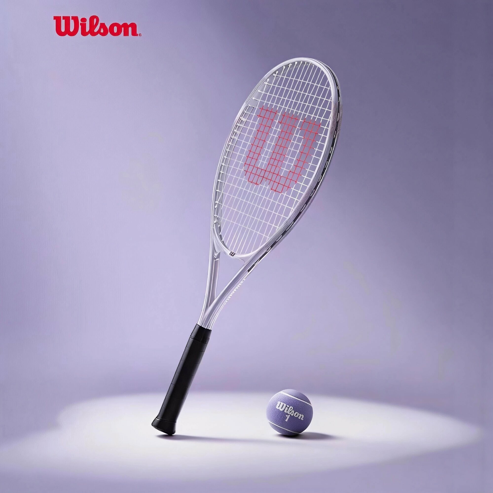 Теннисная ракетка Wilson TRIUMPH ES 112 | Легкий сплав | Амортизационная ручка | Для начинающих (Ручка 2, со струнами)