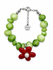 Браслет Hola Jewelry, размер 16 см, зеленый