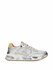 Кроссовки PREMIATA Mased 8115 sneakers, размер 39 EU, серебристый/красный
