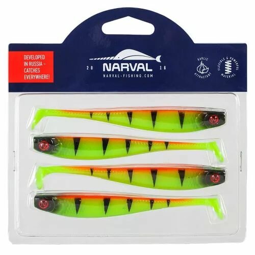 Силиконовая приманка Narval Skinny 12см. #052 4шт.