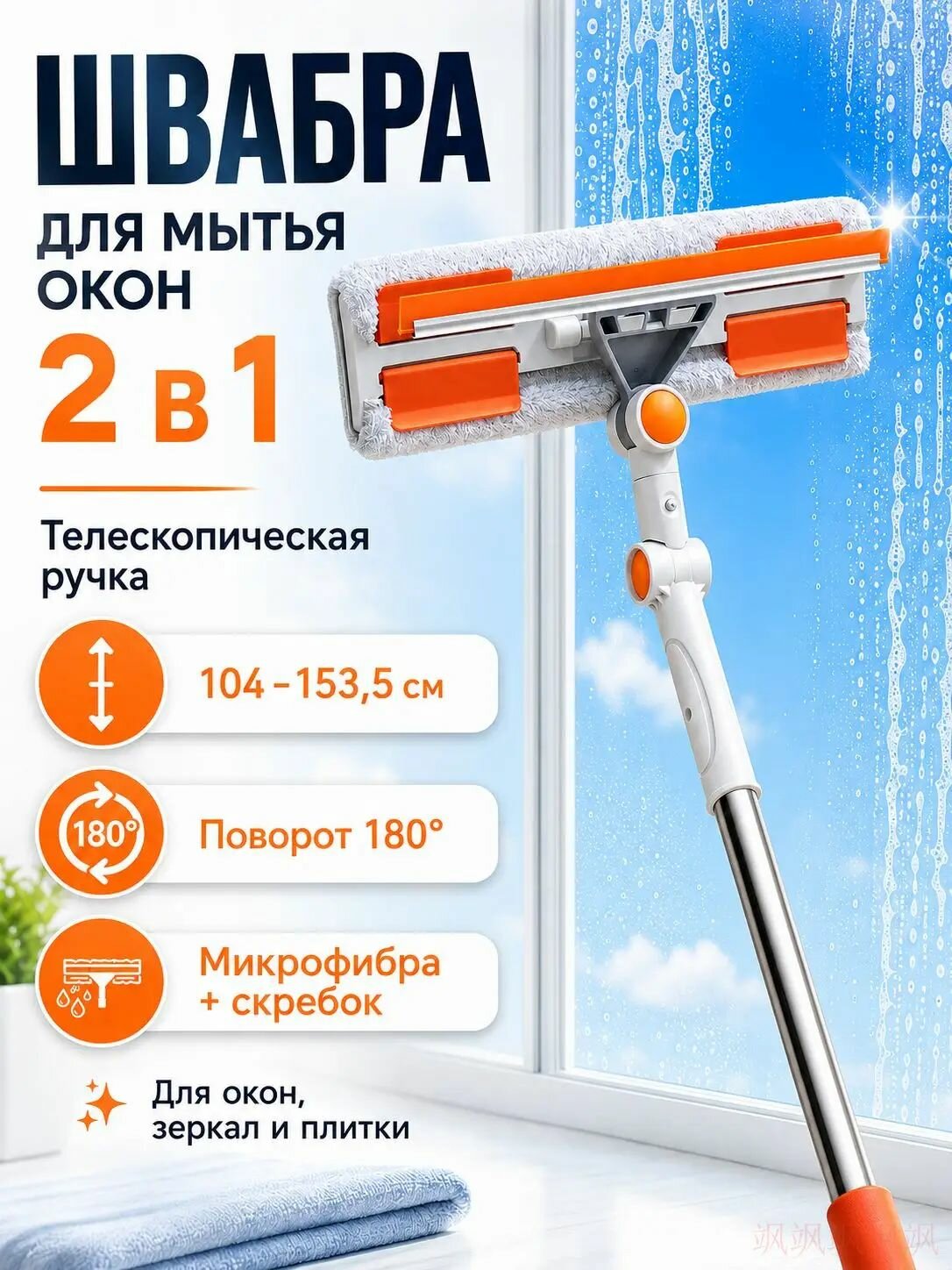 AHZ Швабра tuoba, длина 150 см