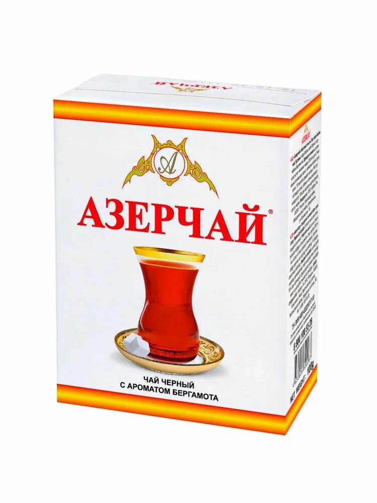 Азерчай Черный Чай с Ароматом Бергомота, 100 гр.