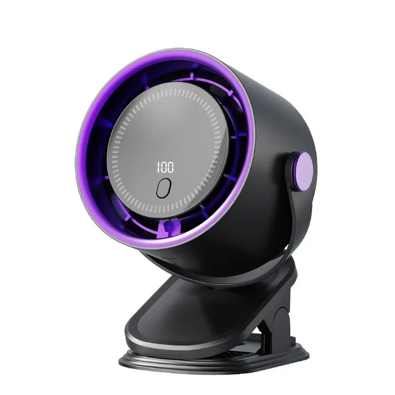 Портативный USB-вентилятор без лопастей C Purple Grey