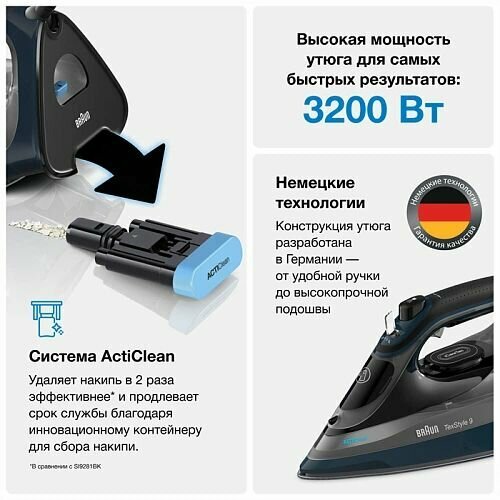 Утюг Braun SI9682DB — фото 1