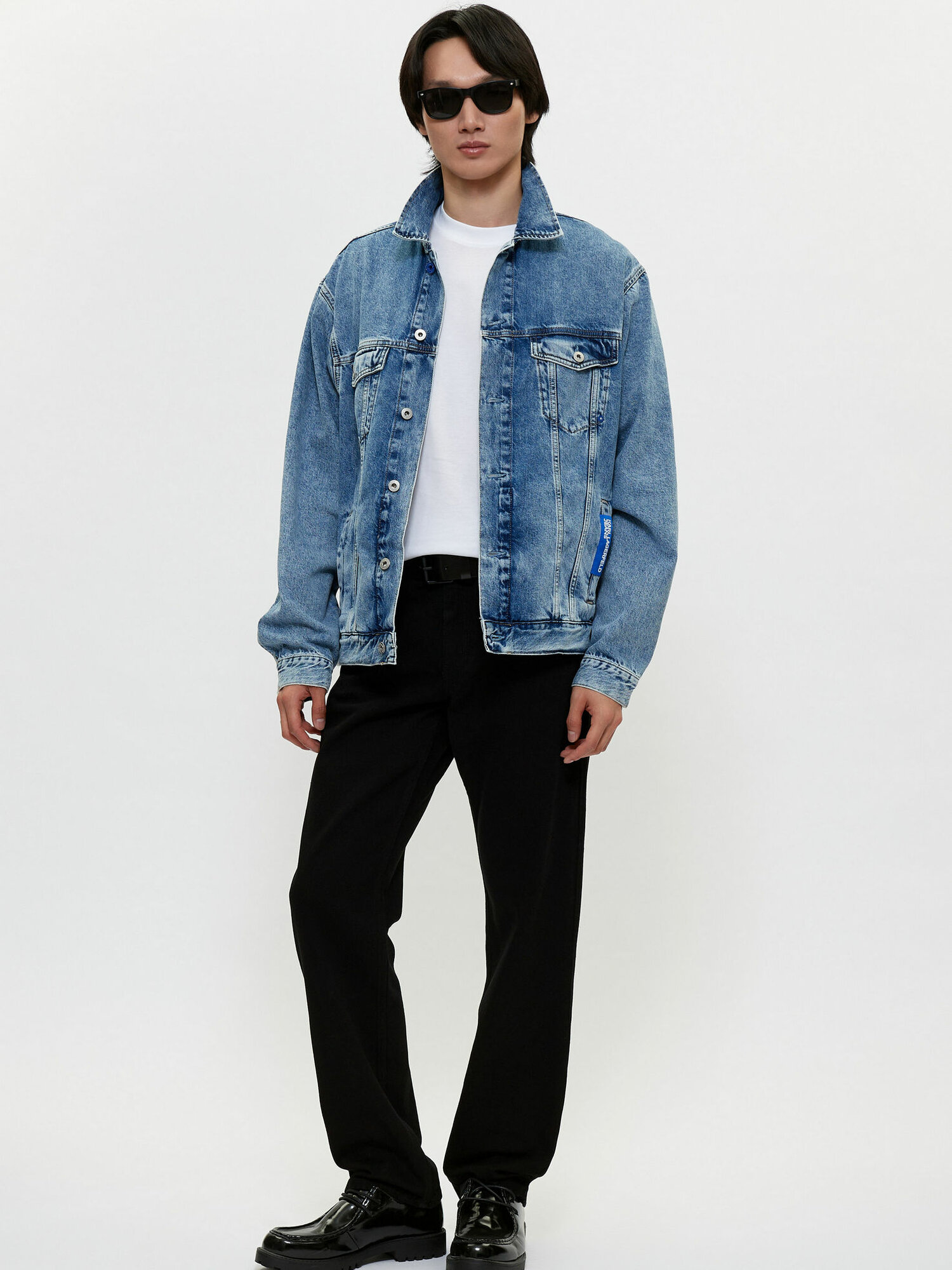 Куртка джинсовая KARL LAGERFELD JEANS, размер M, голубой — фото 1