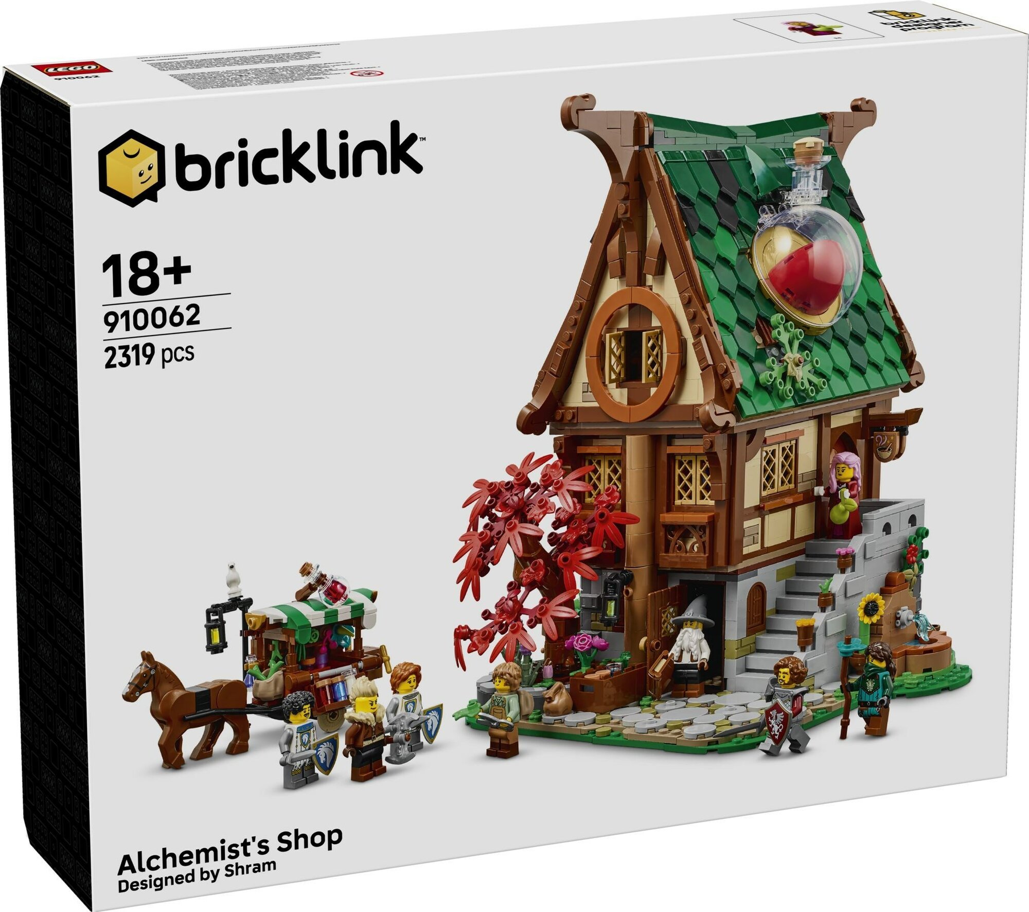Конструктор LEGO Bricklink 910062 «Магазин алхимиков», 2319 детали, 18+