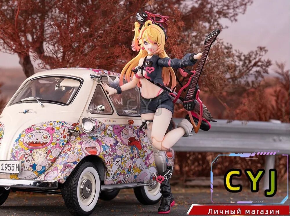 CiYuanJuXiang Аниме Фигурки/Demon Voice Angel Hoshigawa Cat yellow/CYJ