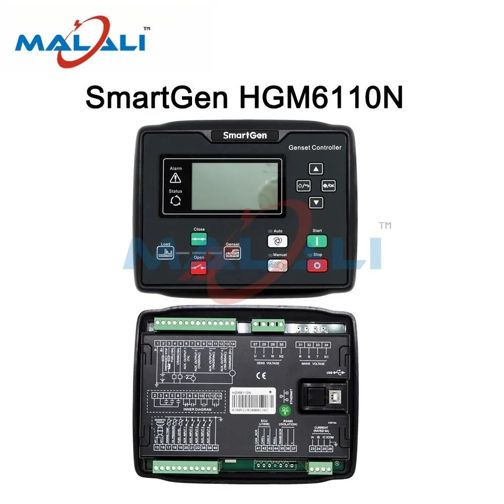 Контроллер Malali SmartGen HGM6110N/U/HGM6120U/N модуль управления генератором