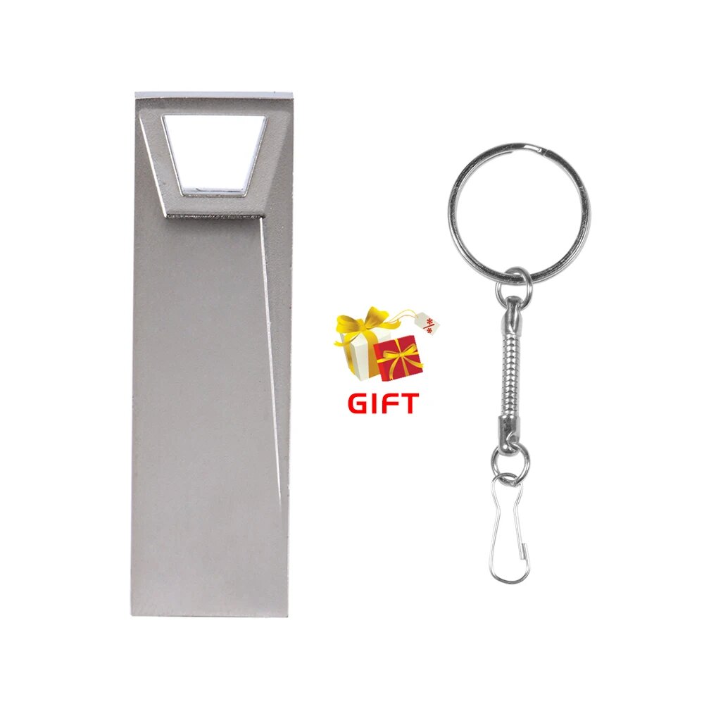 JASTER USB-флешка 64GB, серая, металлическая