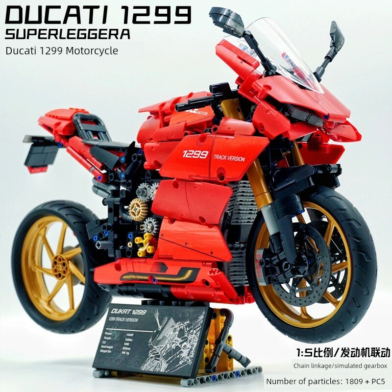 TaiGaoLe 1:5 Мотоцикл Ducati 1299 модель T4020